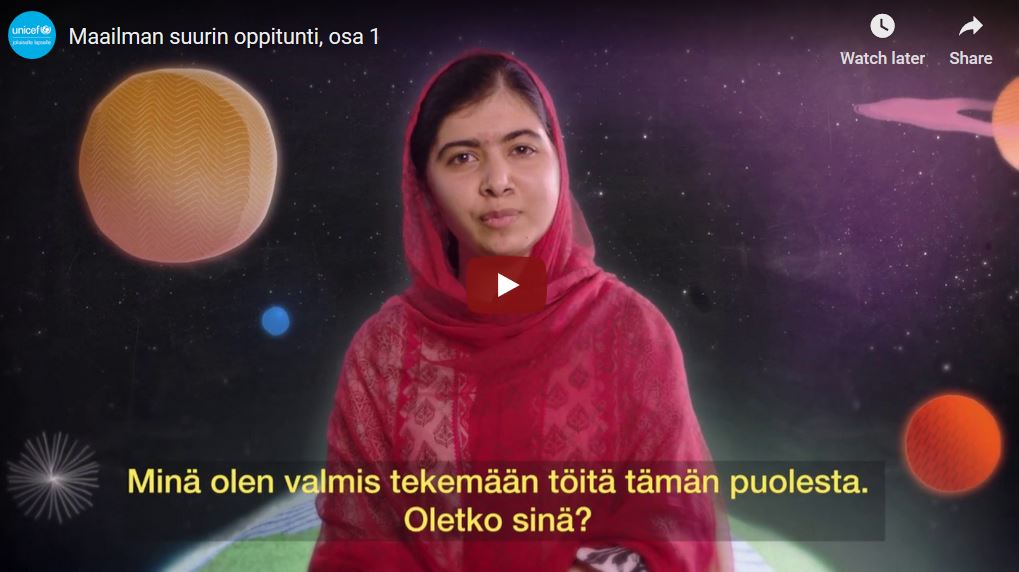 Maailman suurin oppitunti, osa 1 | Animaatiot ja dokumentit | UNICEF